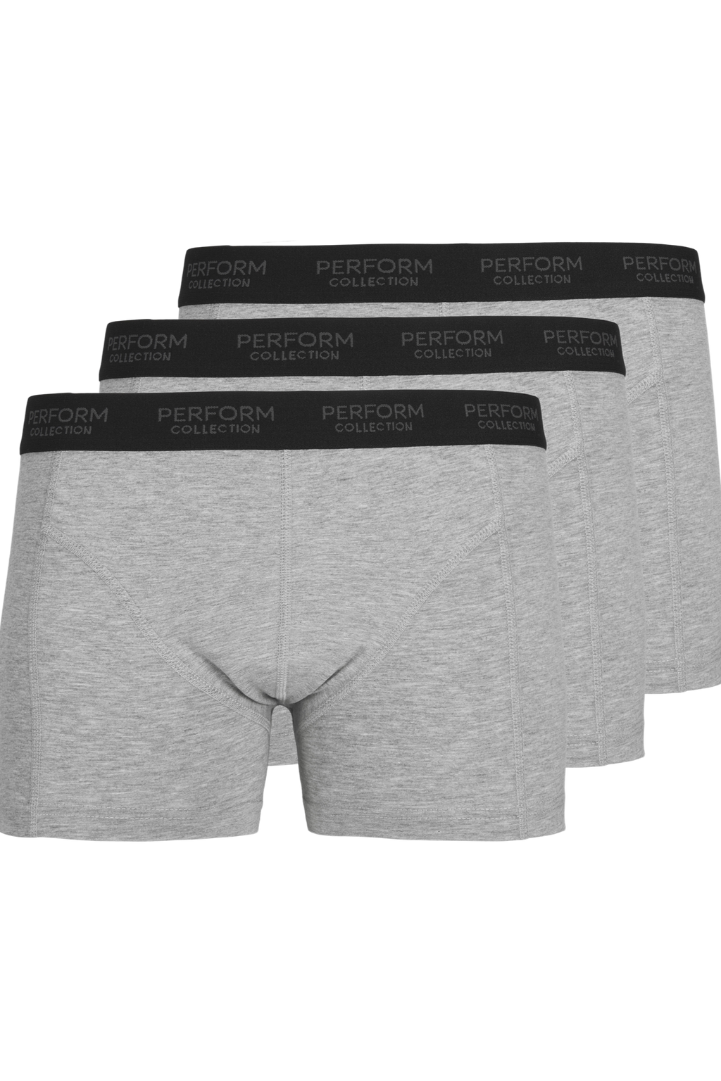 Stilig og Allsidig: Performance Trunks 3-pak - Grå for Menn